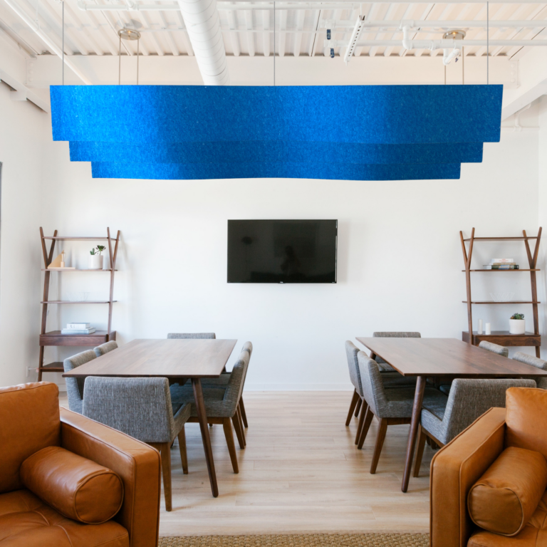 SilentFiber™ Wave Ceiling Baffle | Sound Acoustic Solutions