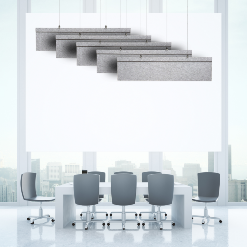 SilentFiber™ Blade Baffle (5 baffles) - Grey | Sound Acoustic Solutions