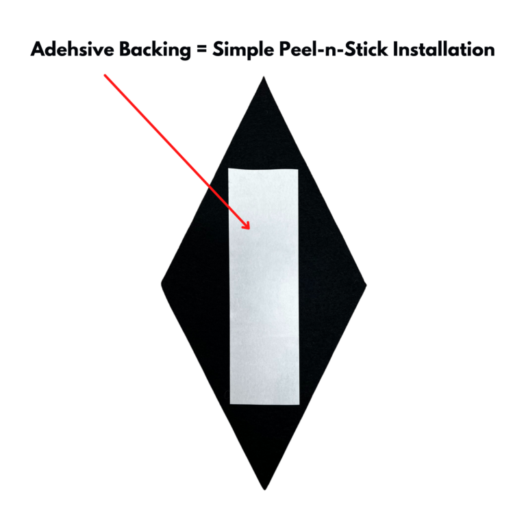 SilentPoly™ Polyester Acoustic Diamonds