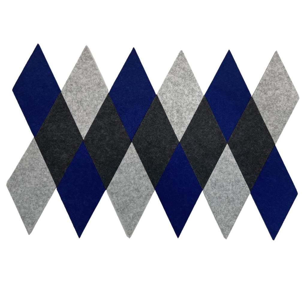 SilentFiber™ Polyester Acoustic Diamonds | Sound Acoustic Solutions