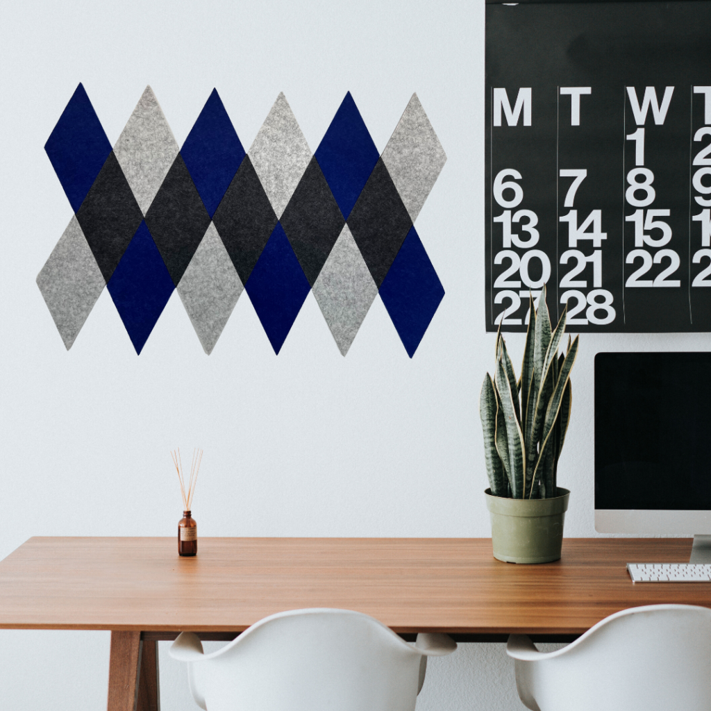 SilentFiber™ Polyester Acoustic Diamonds | Sound Acoustic Solutions